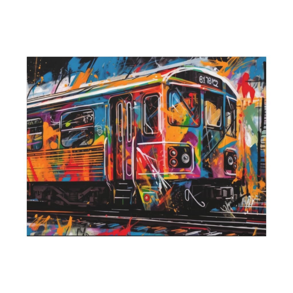 Canvas Painting "Urban Express" | ArtAbsurd